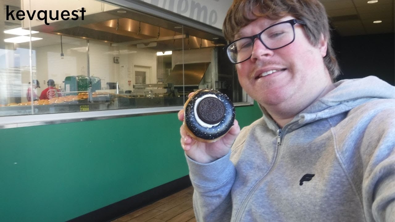 Krispy Kreme’s Total Solar Eclipse Doughnut review - YouTube