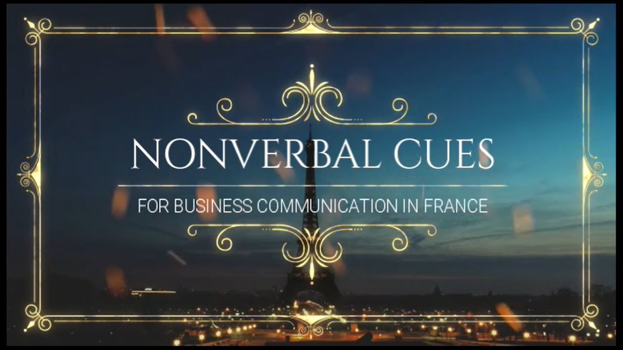 UFMA3014 - Cultural Nonverbal Communication in France - YouTube
