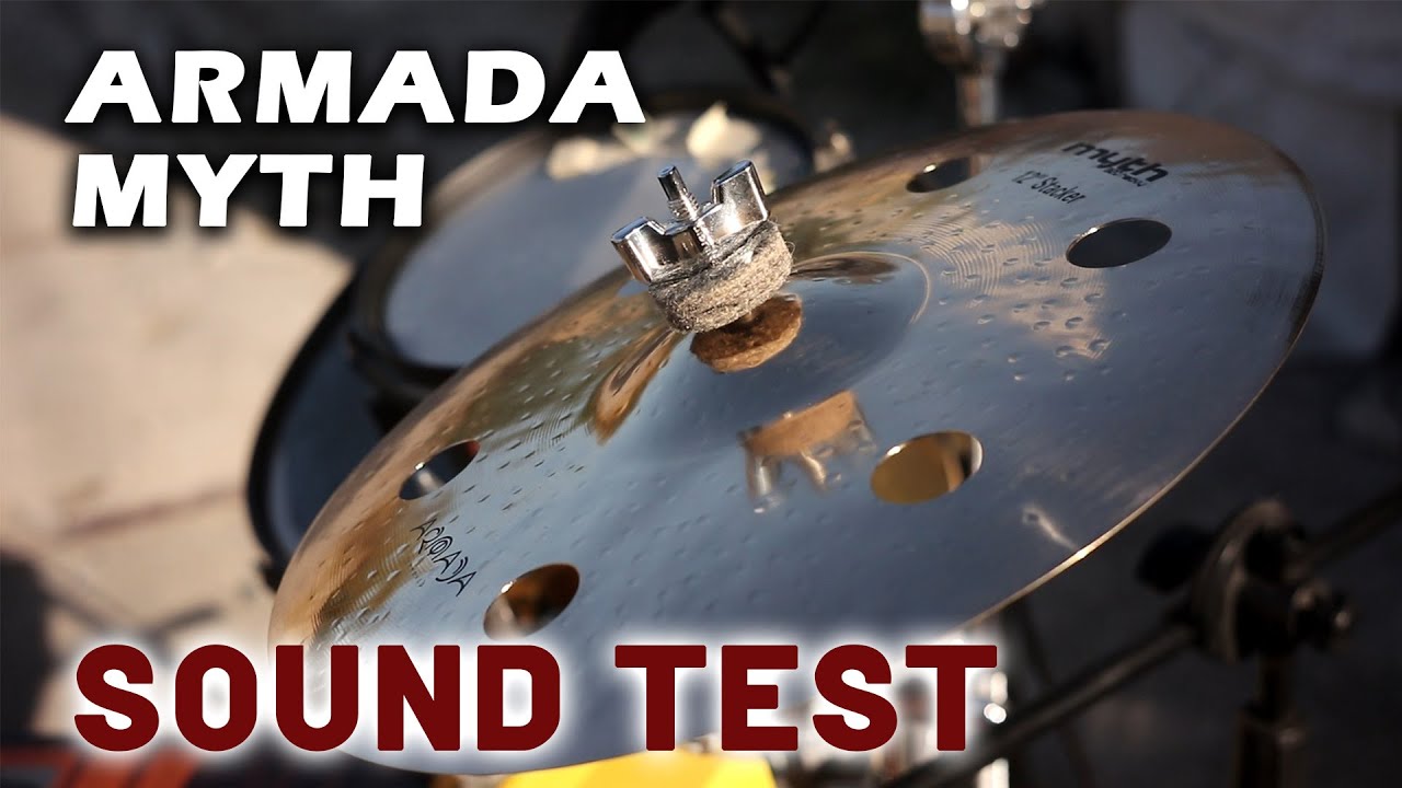 Unboxing and Sound Test of Armada Myth 12" stacker cymbal - YouTube