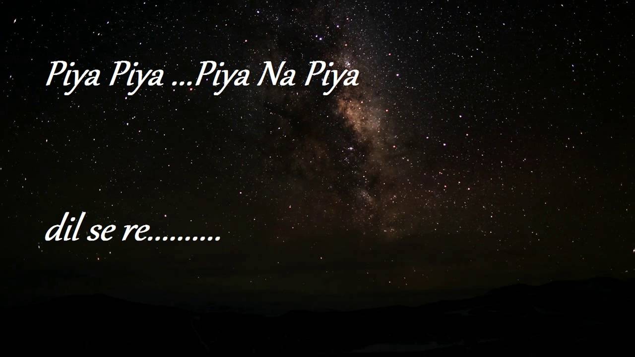 dil se re (lyrics) rock version - YouTube