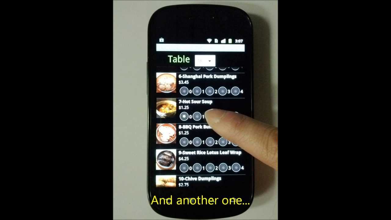 NFC Smart Tag with e-Paper Display: Restaurant Demo - YouTube