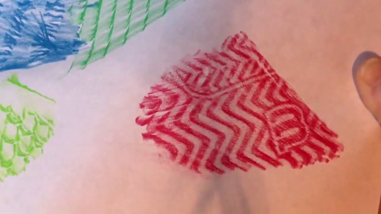 1st Grade- Texture Rubbing Bird Collage - YouTube