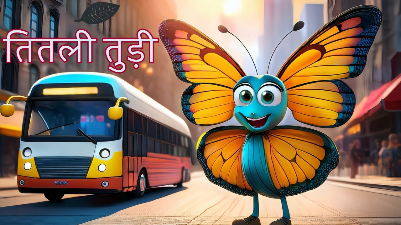 Titli Udi Bus Me Chadhi Hindi Rhymes for Children [-_-](-_-) - YouTube ...