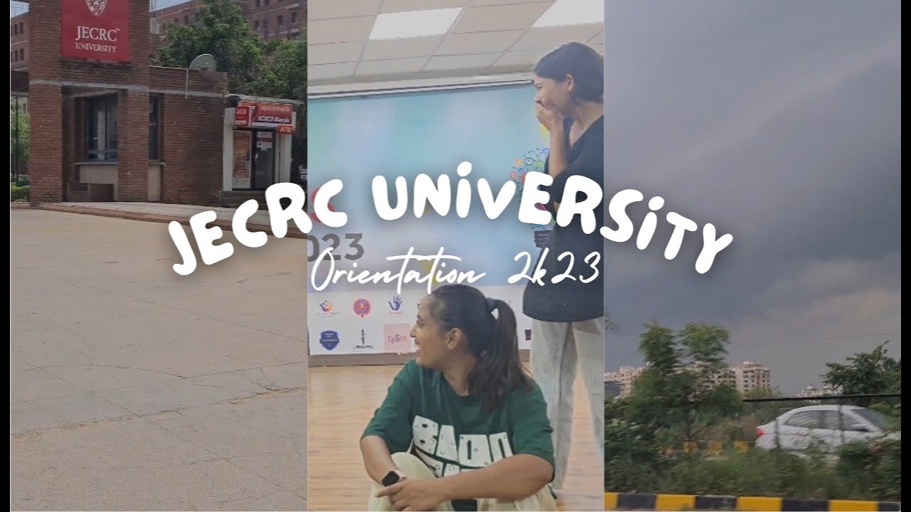 JECRC University 2k23 Orientation|| vlog 002 #ytvlogs #jecrcuniversity #2k23 #dance - YouTube