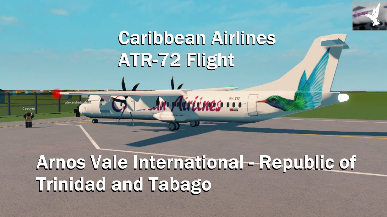 ROBLOX | Caribbean Airlines ATR-72 Flight (Aircraft exploded mid-flight ...