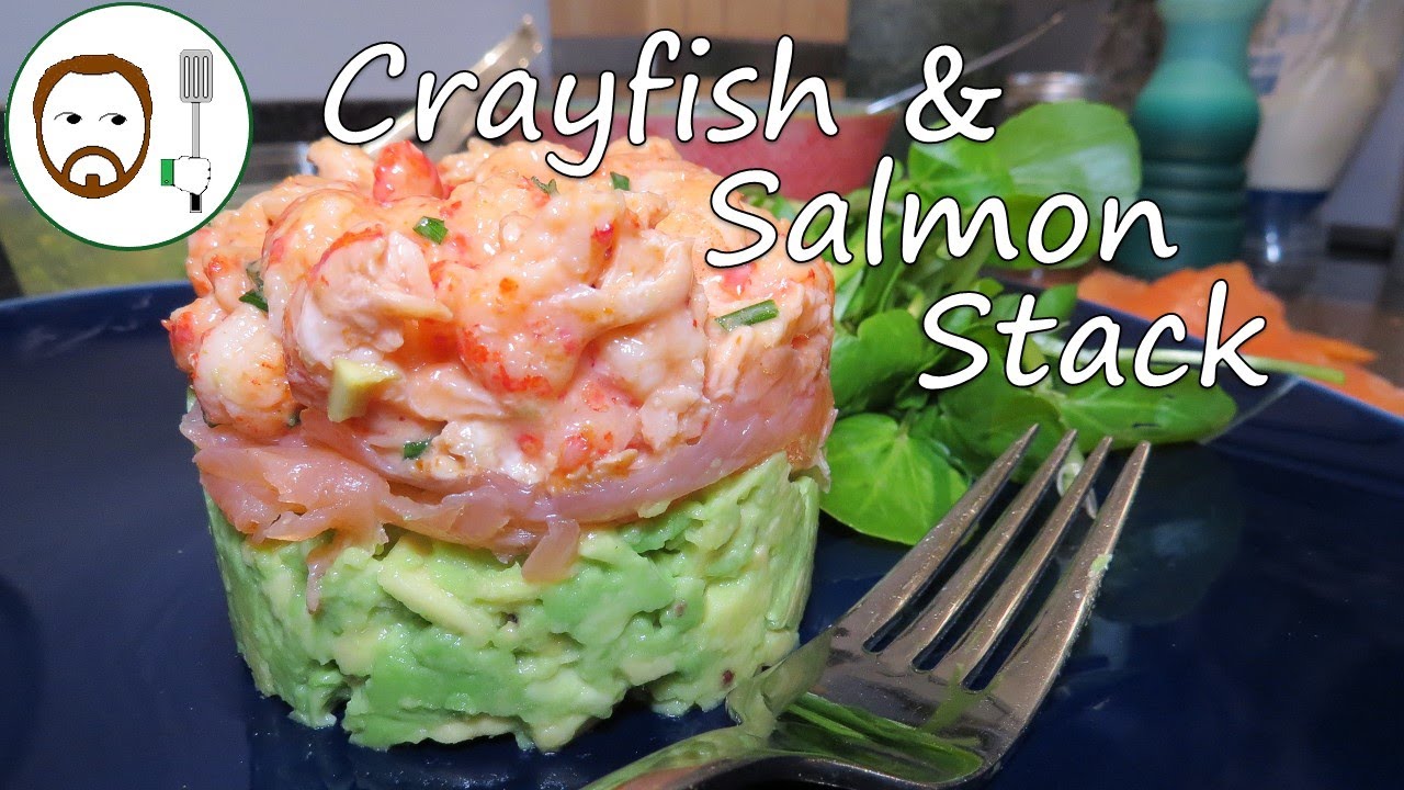 Crayfish, Salmon and Avocado Stack | A special starter for Valentine's ...