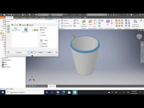 Creating a Plastic Cup Model - YouTube