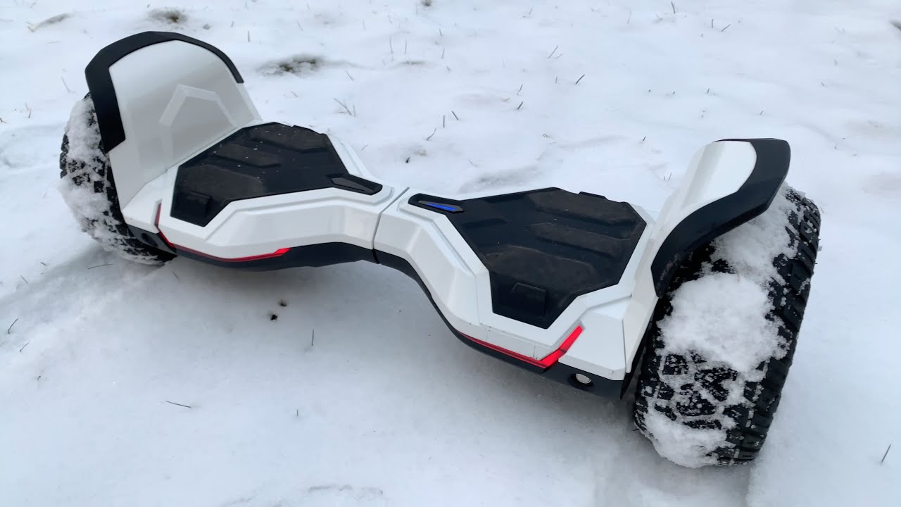 8.5 Inch All-Terrain Hoverboard SNOW + ICE (Bluetooth/LEDs) - YouTube