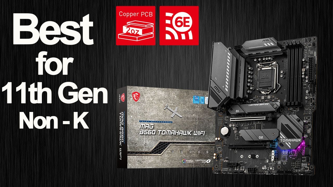 MSI MAG B560 Tomahawk WiFi Gaming Motherboard overview & unboxing - YouTube