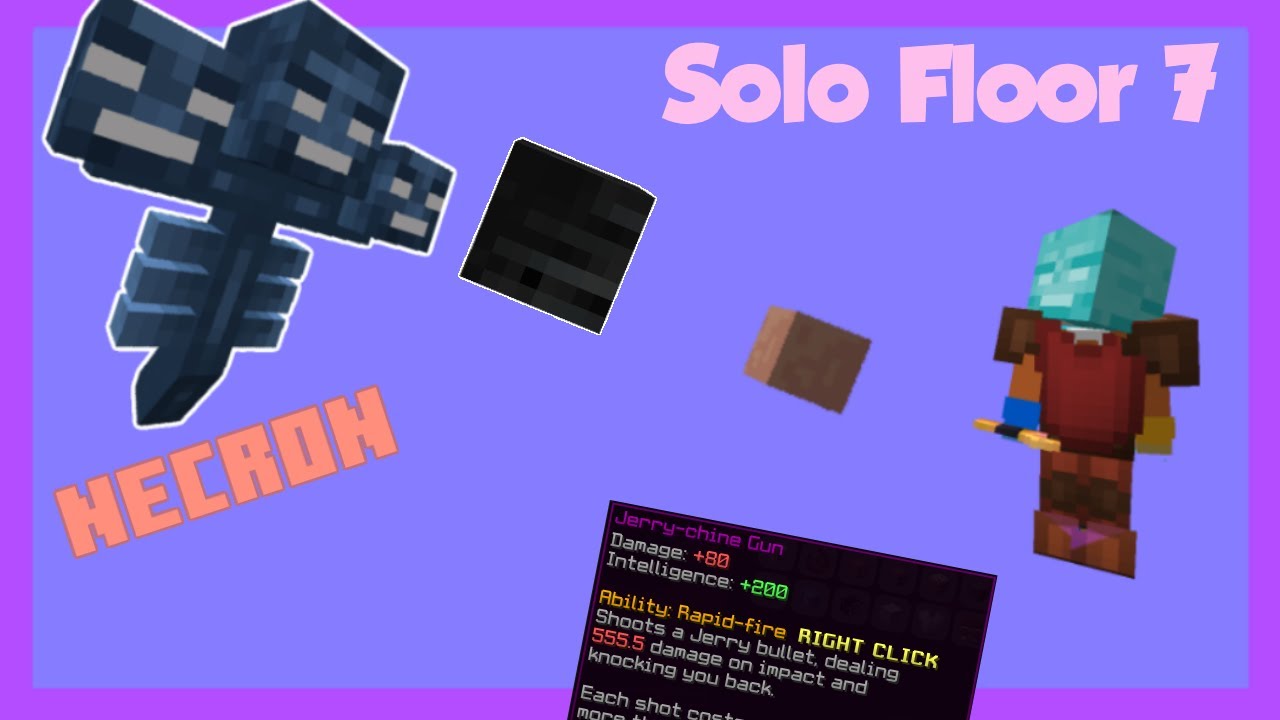Solo Floor 7 with a Jerry-Chine Gun (Hypixel Skyblock) - YouTube