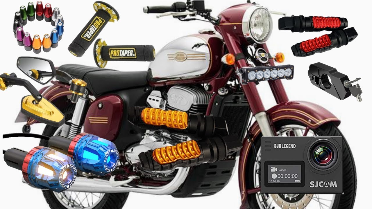 Jawa Modified Accessories. - YouTube