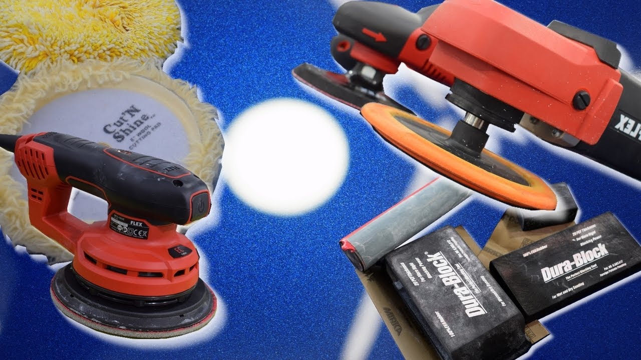 Formation ponçage (wetsanding) et polissage à la rotative. - YouTube