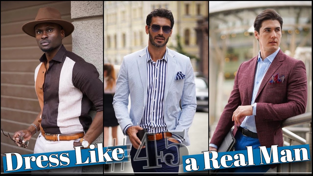 Dress Like A Real Man | Street Style in Milan #45 - YouTube