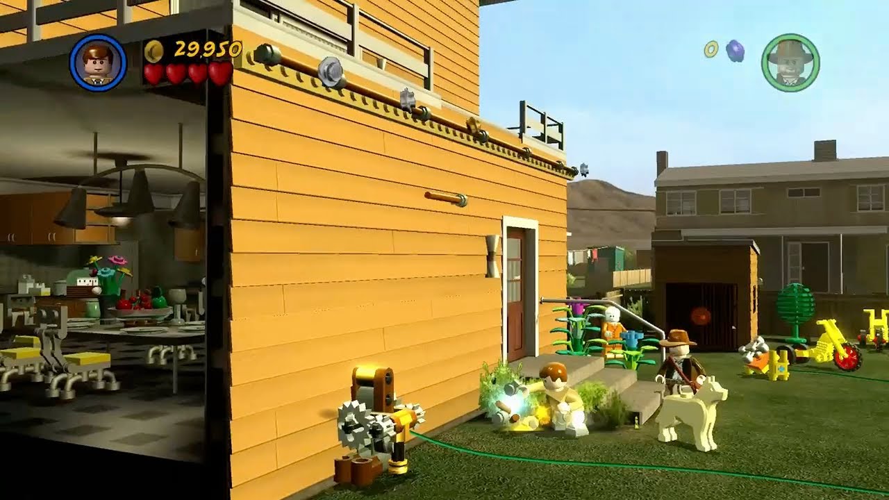 Lego Indiana Jones 2: Nuke Town & Coffee Shop Showdown - YouTube