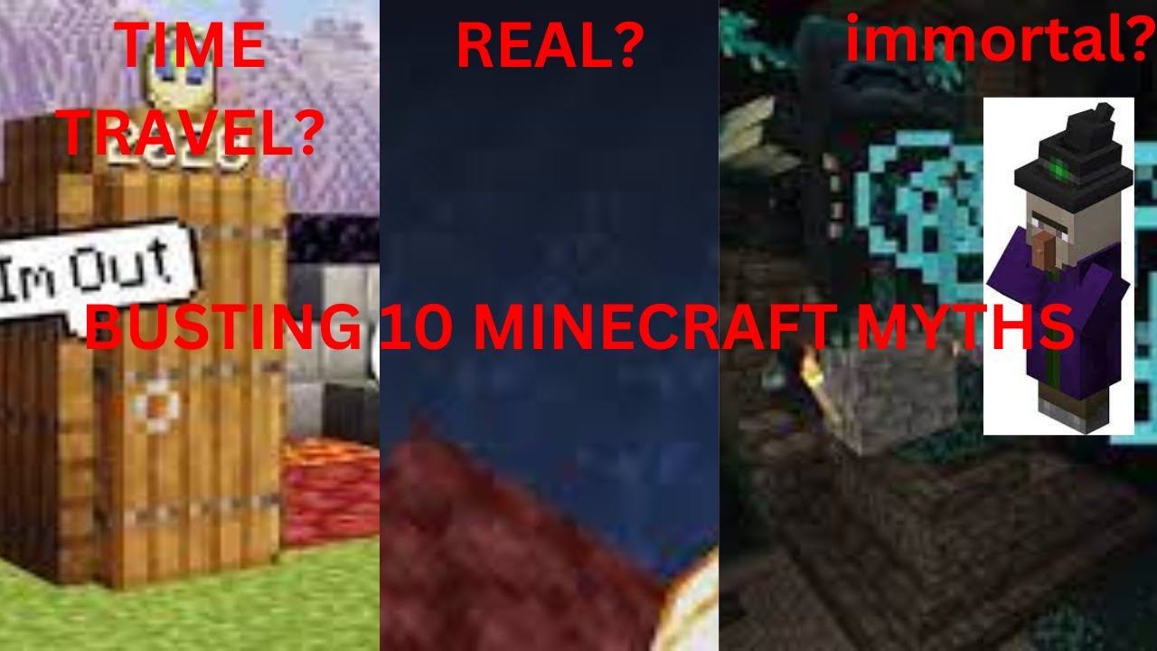 *NEW* MINECRAFT BUSTING 10 MYTHS IN 10 MINUTES - YouTube