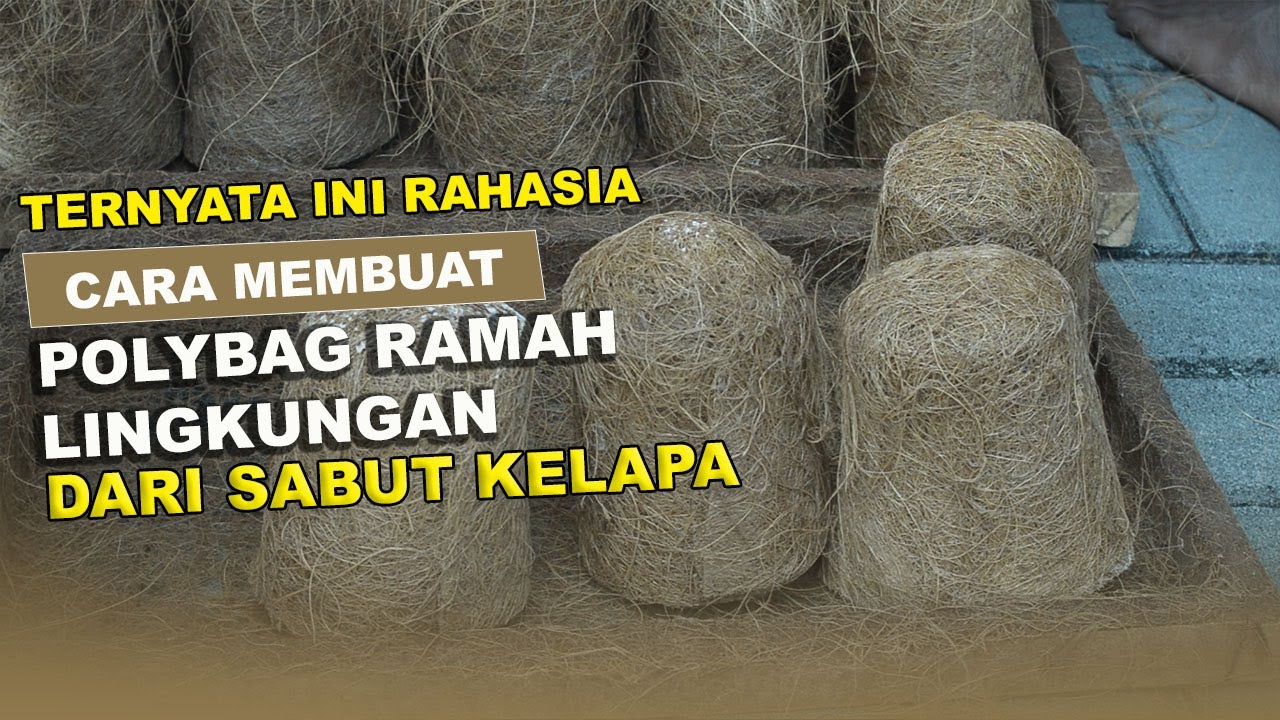 BEGINILAH CARA MEMBUAT COCOPOT | KERAJINAN SABUT KELAPA | OESAKA ...
