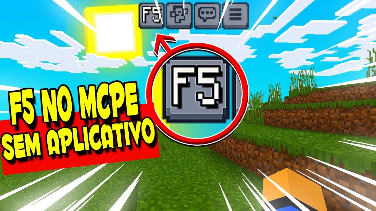 -COMO ATIVAR O BOTÃO F5 NO MINECRAFT PE 1.20- - YouTube