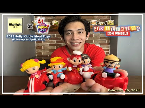 2023 Jolly Kiddie Meal Toys Jollikids on Wheels Jollibee Toys - YouTube