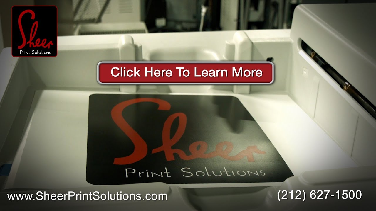 Offset Printing NYC | Print Shop NY | Sheer Print Solutions - YouTube