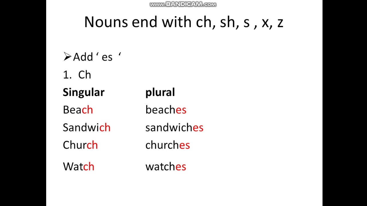 sh,ch,ss,x,z - YouTube