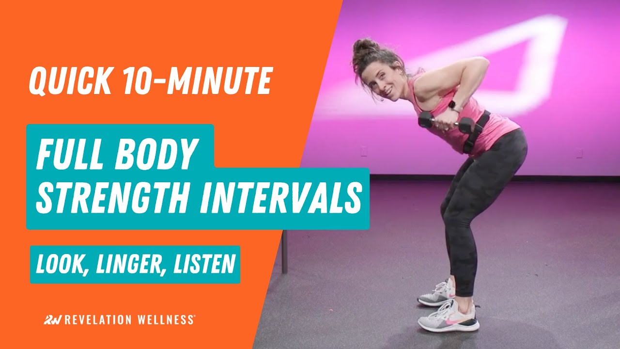10-Minute Strength Intervals | Quick Full Body Workout - YouTube