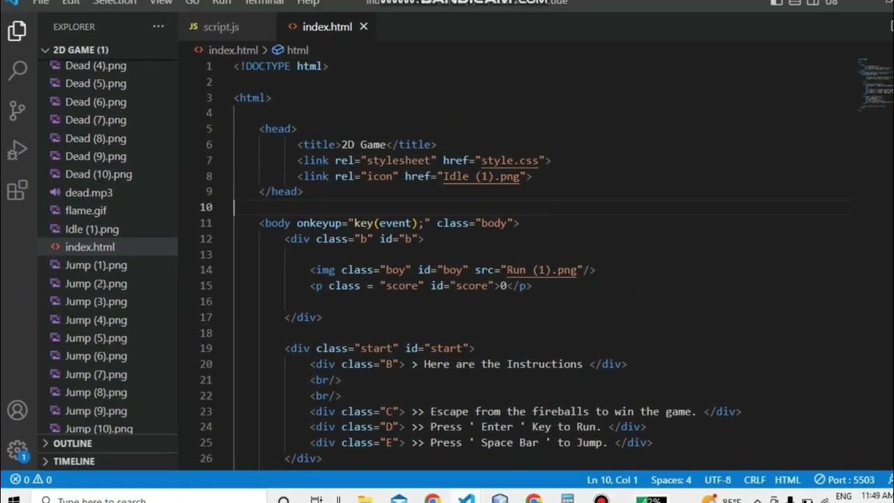 Javascript 2d Game Youtube