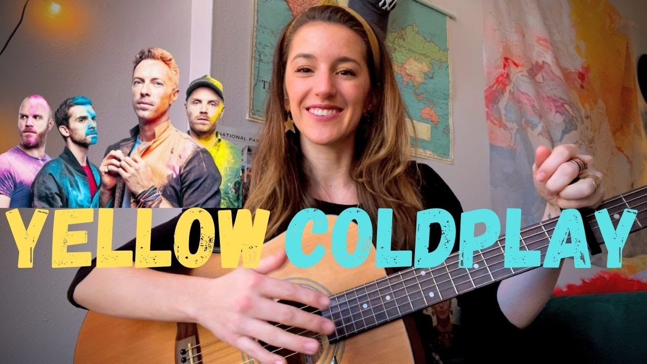 Yellow By Cold Play | Guitar Lesson - YouTube Music