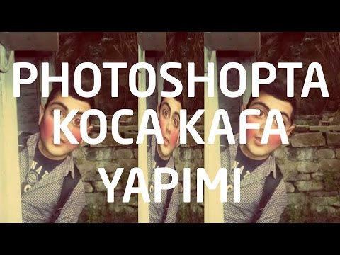 Photoshop ile Karikatür/Koca kafa yapımı / Ps / Çizim / Fotoğraf