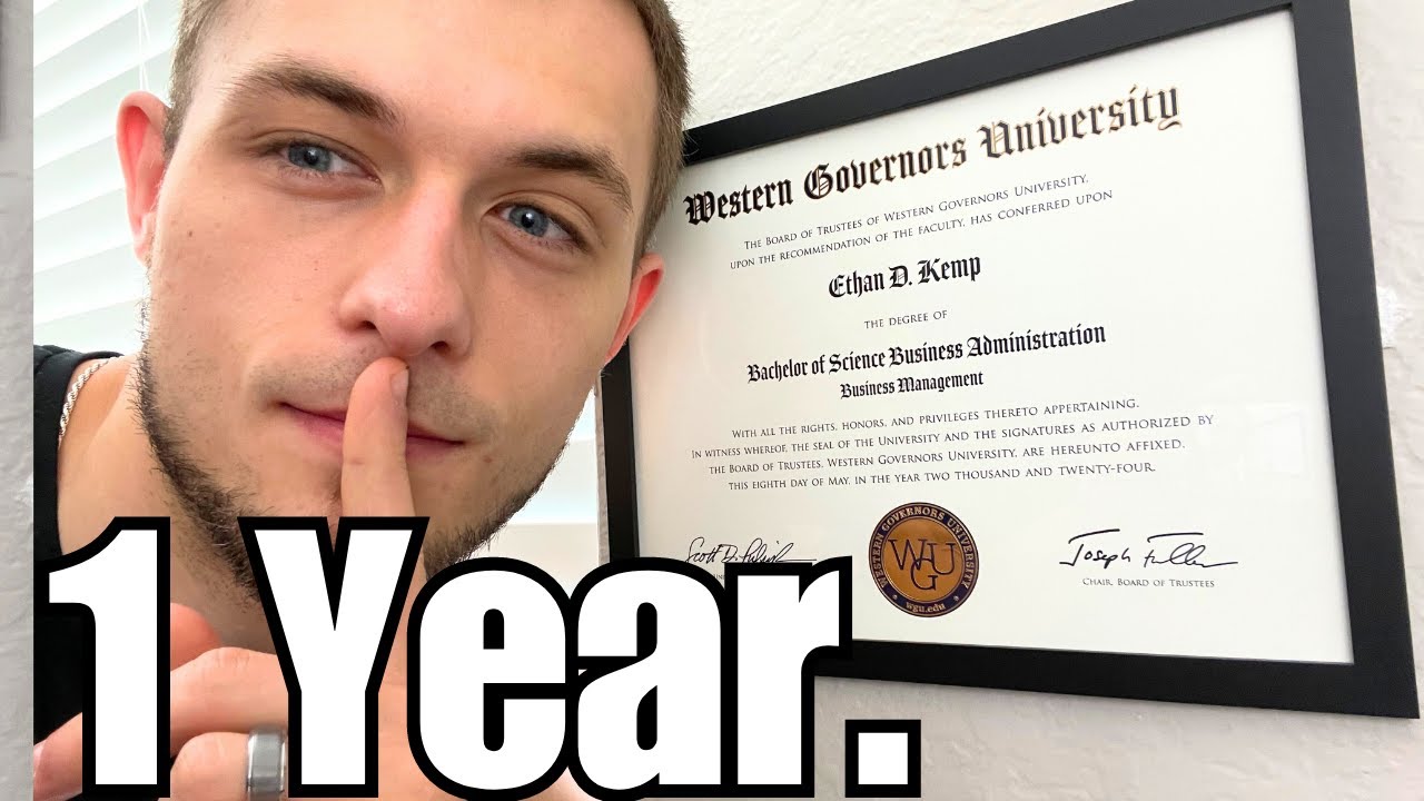 How I Saved 3 Years Getting My Bachelors Degree (WGU) - YouTube