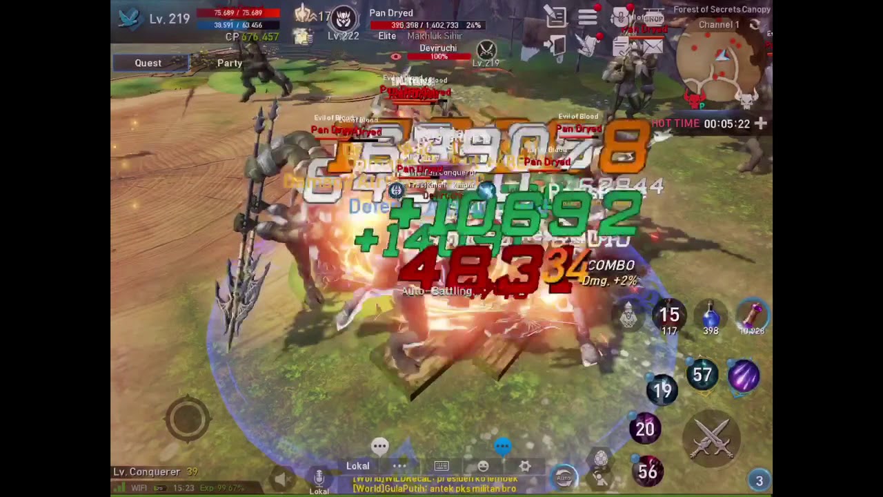 LINEAGE 2 REVOLUTION INDONESIA - NUSANTARA - Level 219 CP dibawah ...