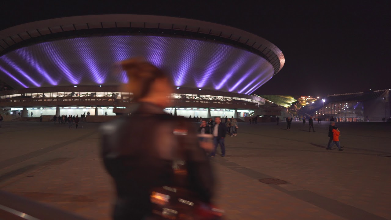Poland, Katowice, RONDO, walking around at night - YouTube