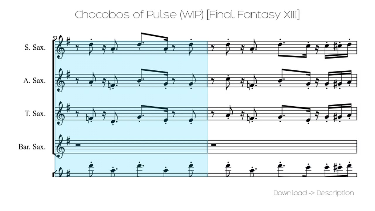🎶 Chocobos Of Pulse (WIP) [Final Fantasy XIII] 🎸🎸 - YouTube