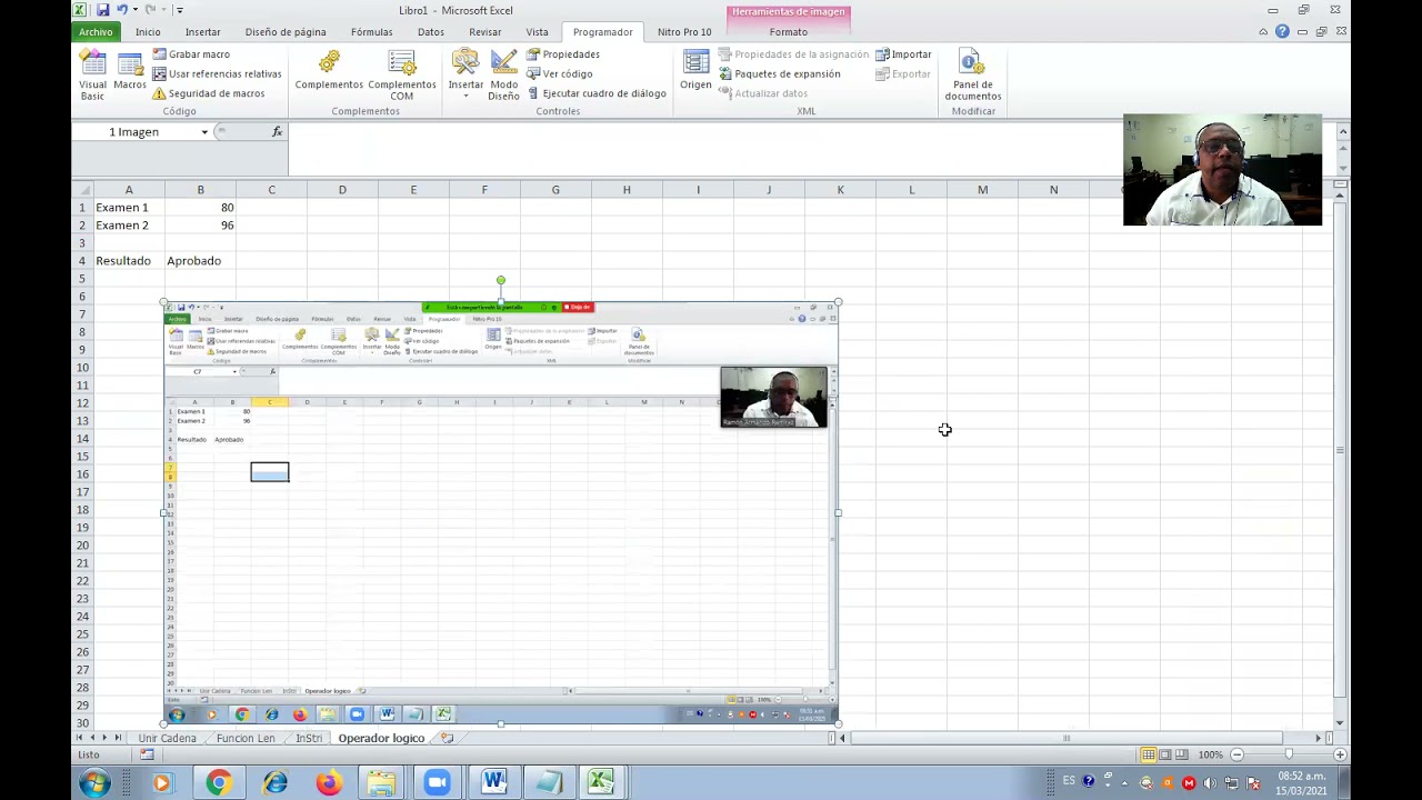 Video de la creaciones de botones de Excel Avanzado - YouTube