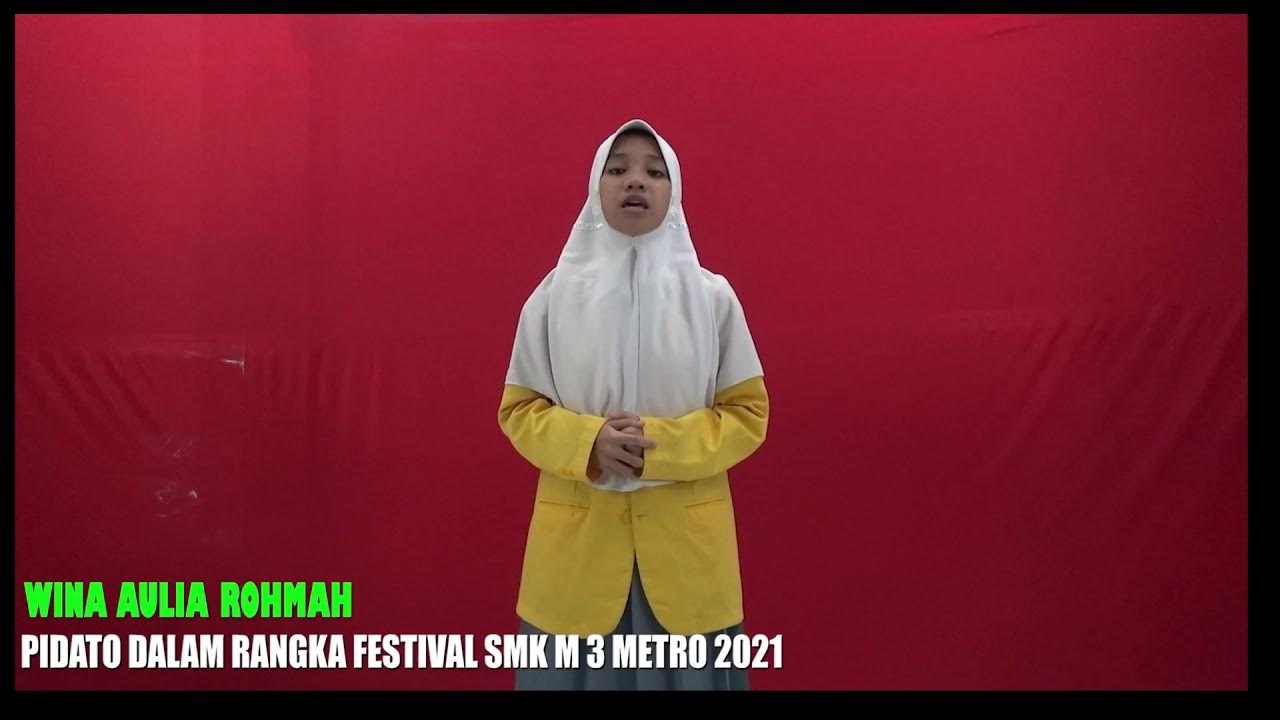 Juara Lomba Pidato Tingkat Nasional 2021/Festifal Pendidikan Indonesia/Wina Aulia Rohmah - YouTube