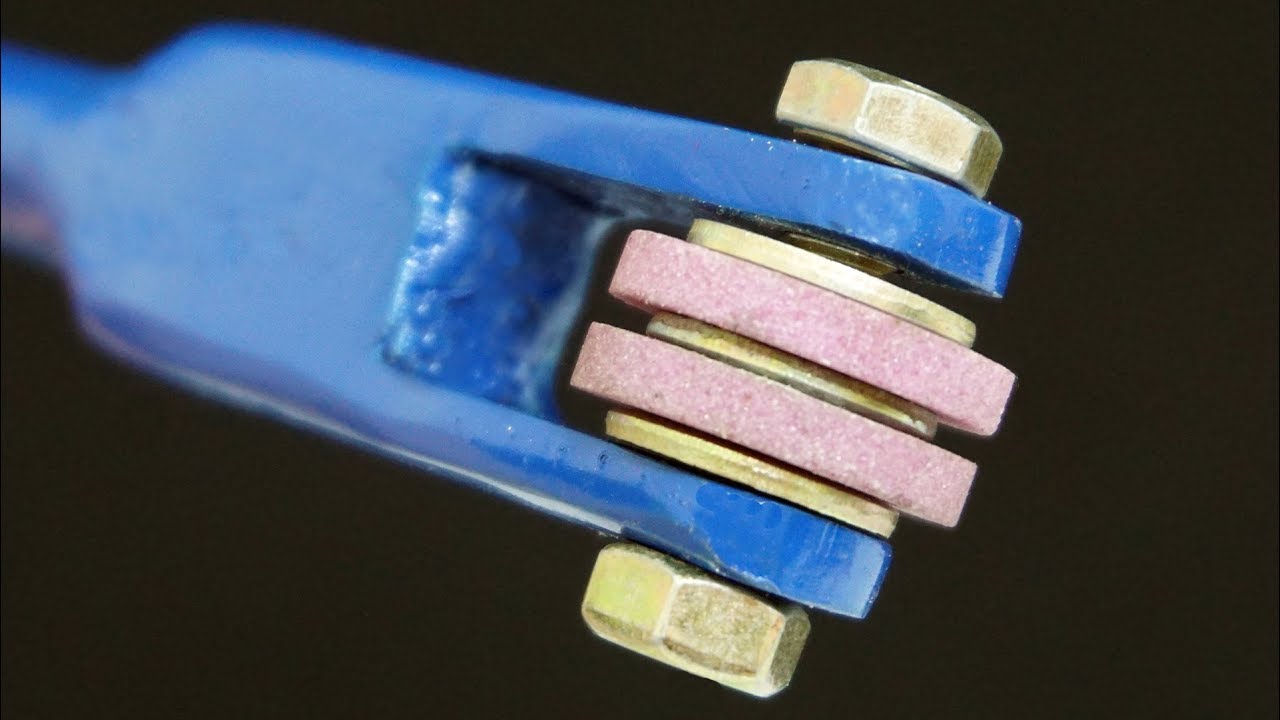 How to make DIY Knife Sharpening System Jig - YouTube