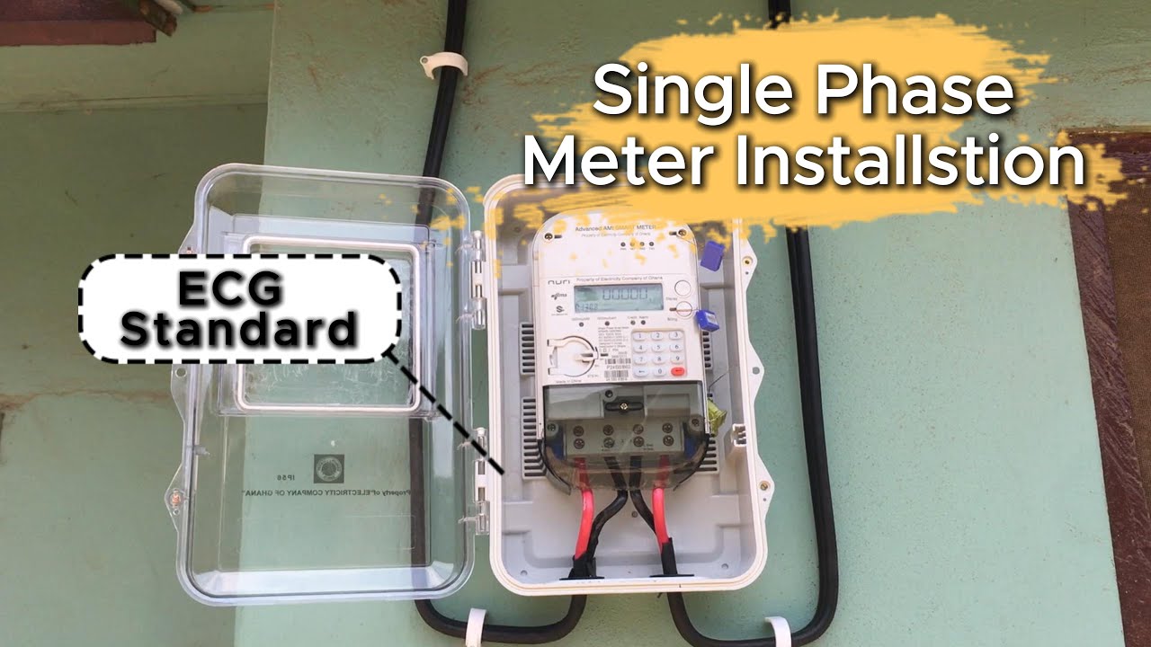 Single Phase Meter Installation - YouTube
