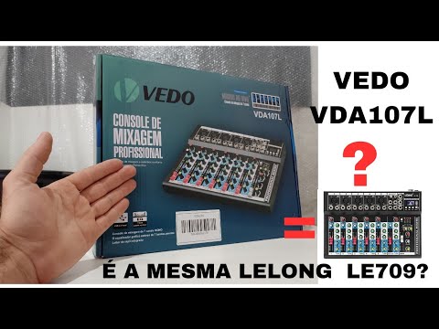 MESA DE SOM VEDO 7 CANAIS.MELHOR CUSTO BENEFÍCIO - YouTube