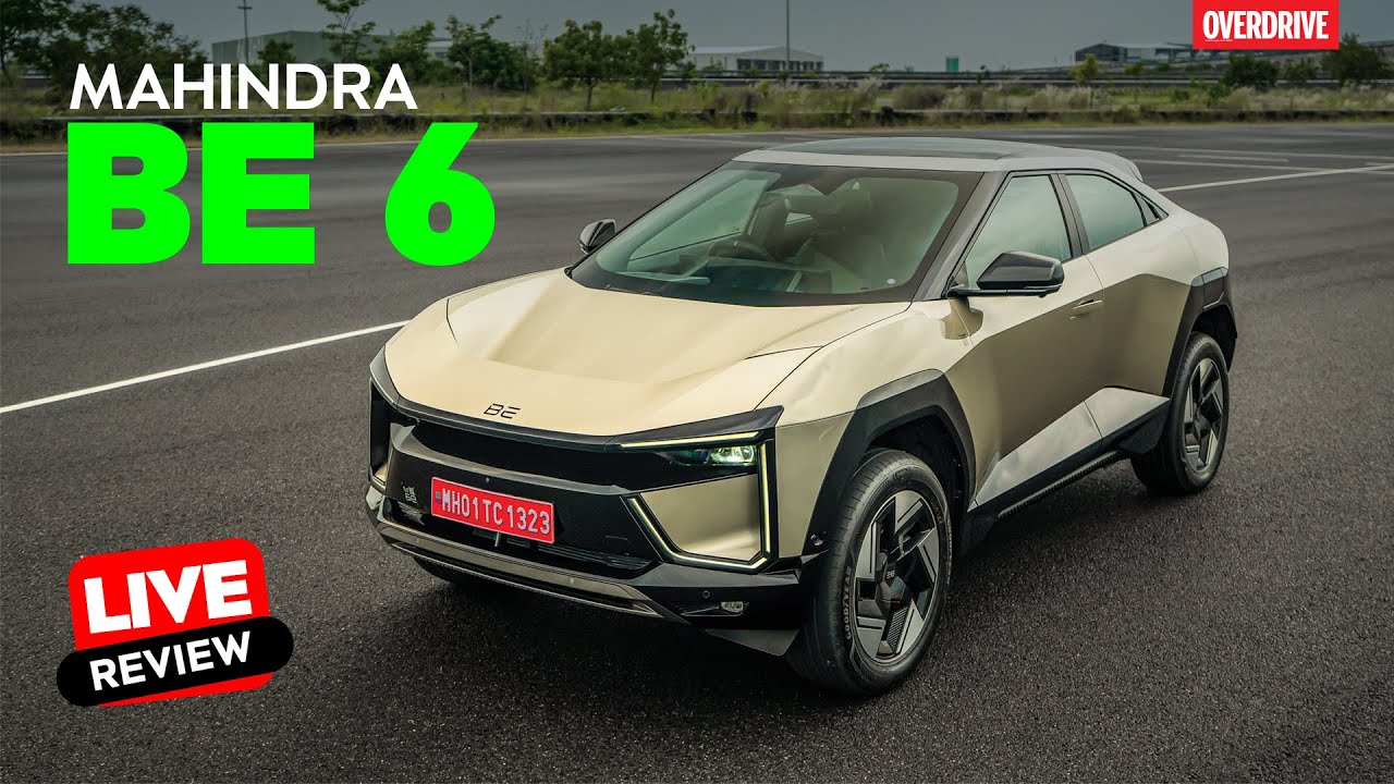 LIVE: Mahindra BE 6 First Drive Review | A Game-Changing Electric SUV ...