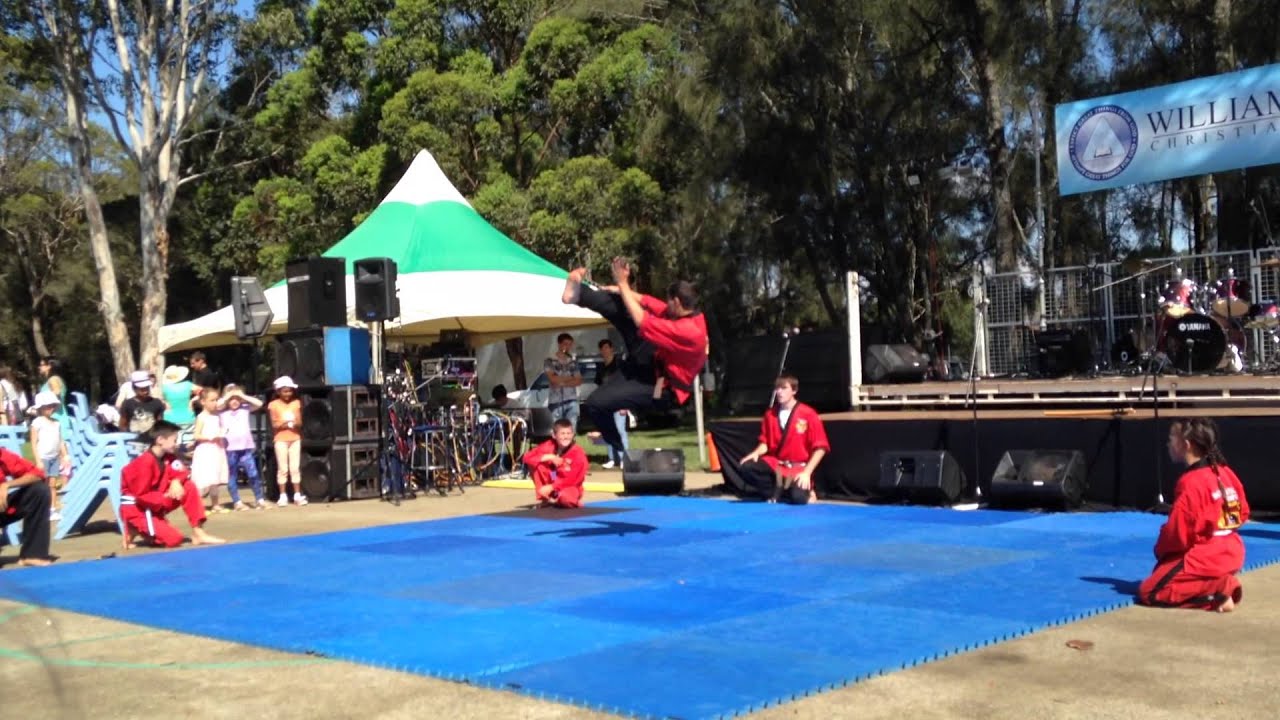 IMC Liverpool Karate Demo at William Carey Christian School - YouTube