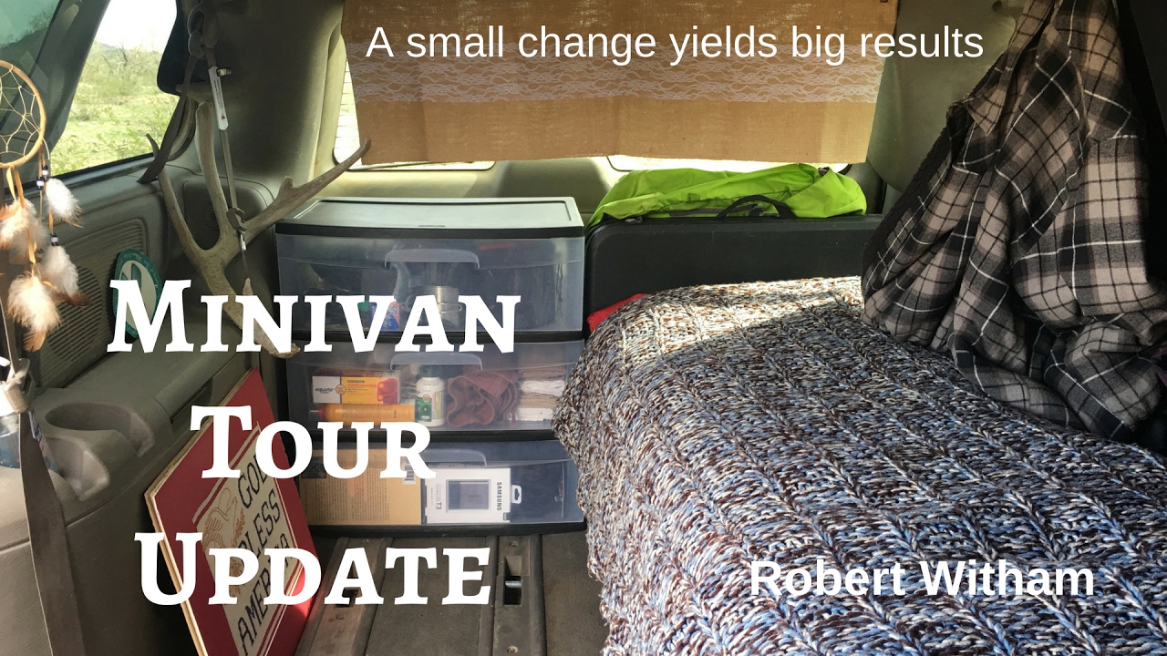 Minivan Tour Update - New Improvements to My Minivan Build - YouTube