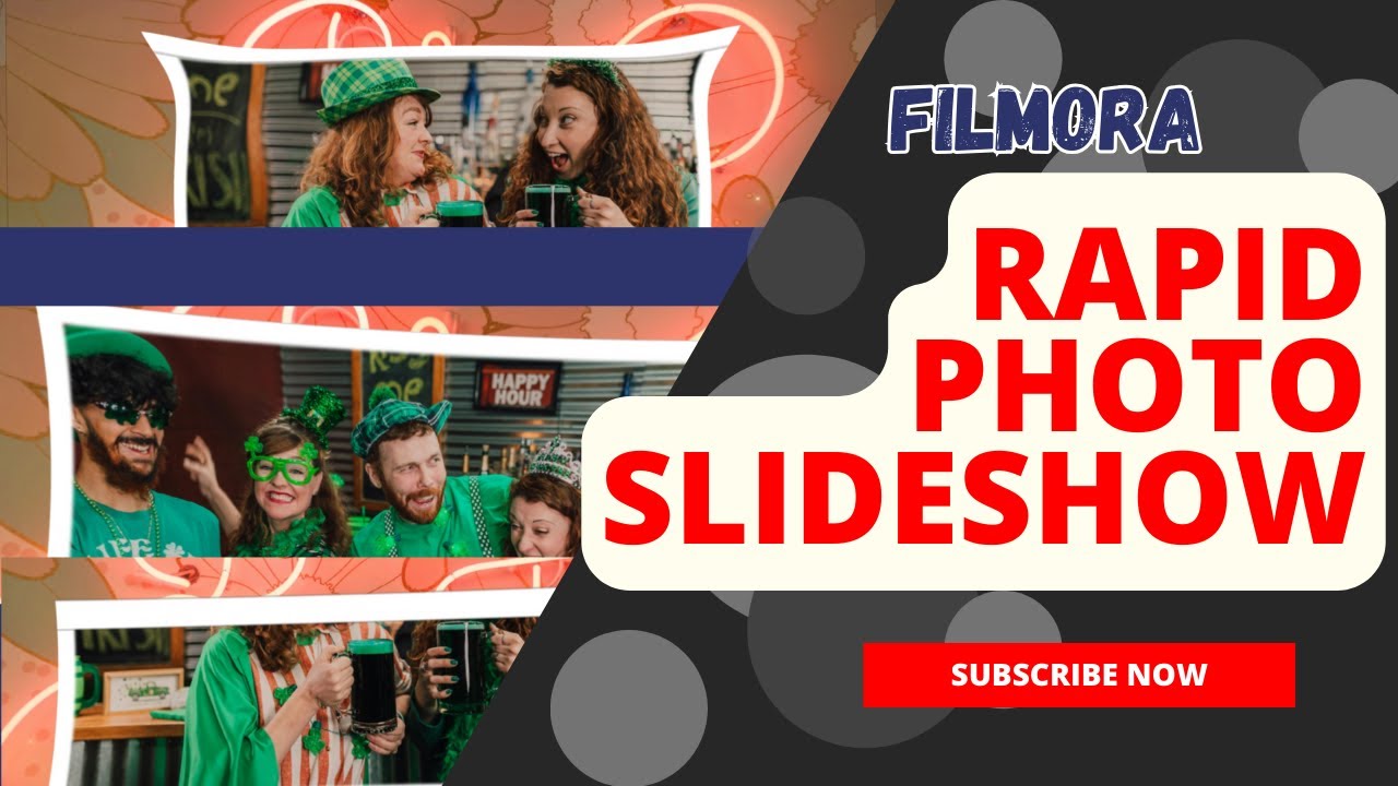 Filmora Photo Slideshow - Rapid Photo slideshow - Filmora 13 Tutorial - YouTube