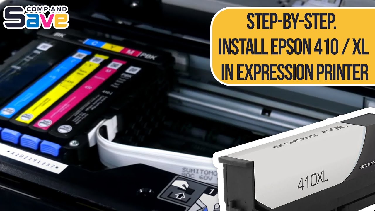 Epson Expression XP-640 Printer Ink Cartridges Installation - YouTube