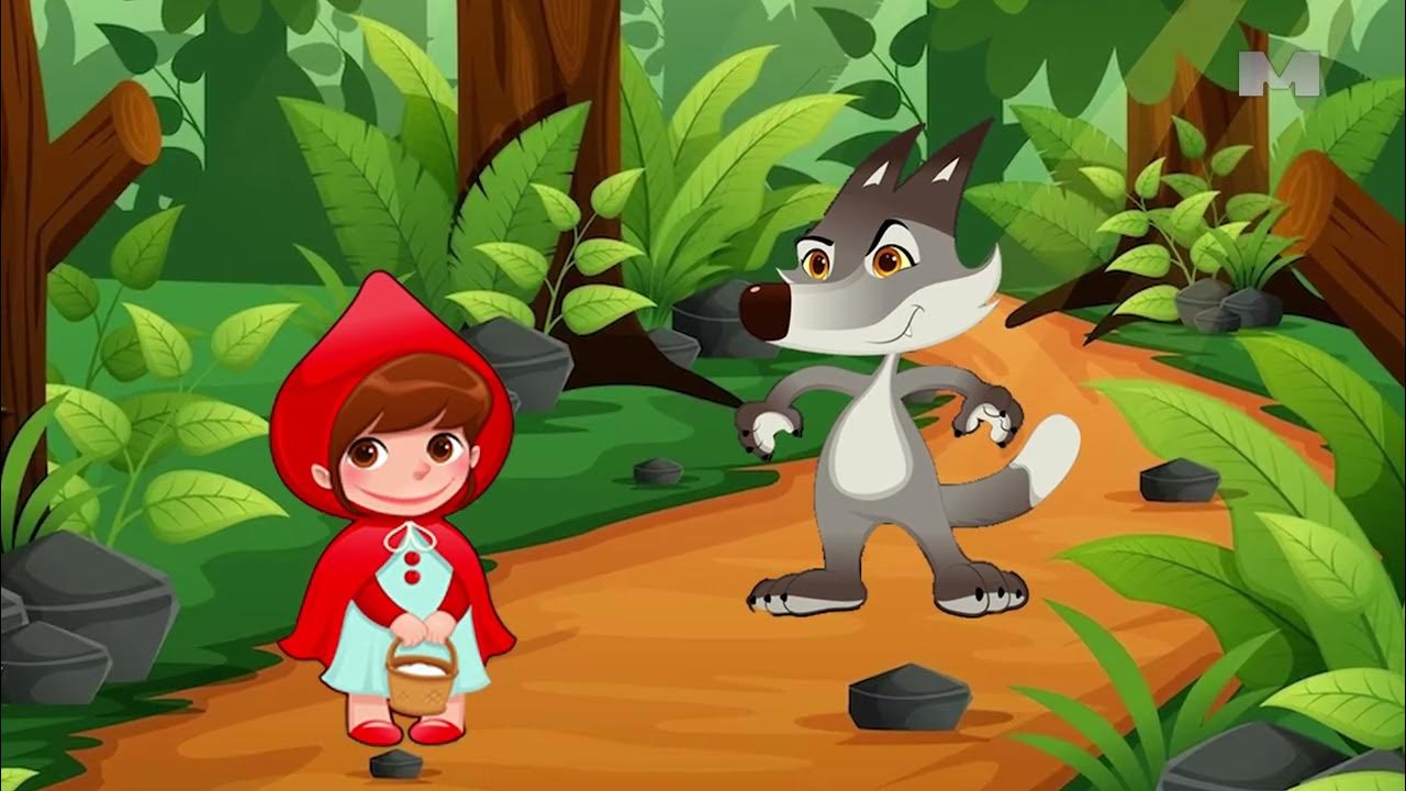 Priče za djecu - Crvenkapa i vuk - YouTube