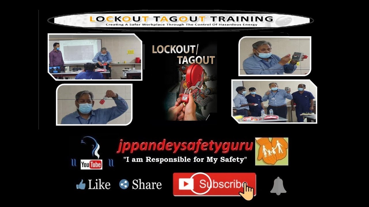 Lockout Tagout (LOTO) - Awareness Training # jppandeysafetyguru - YouTube