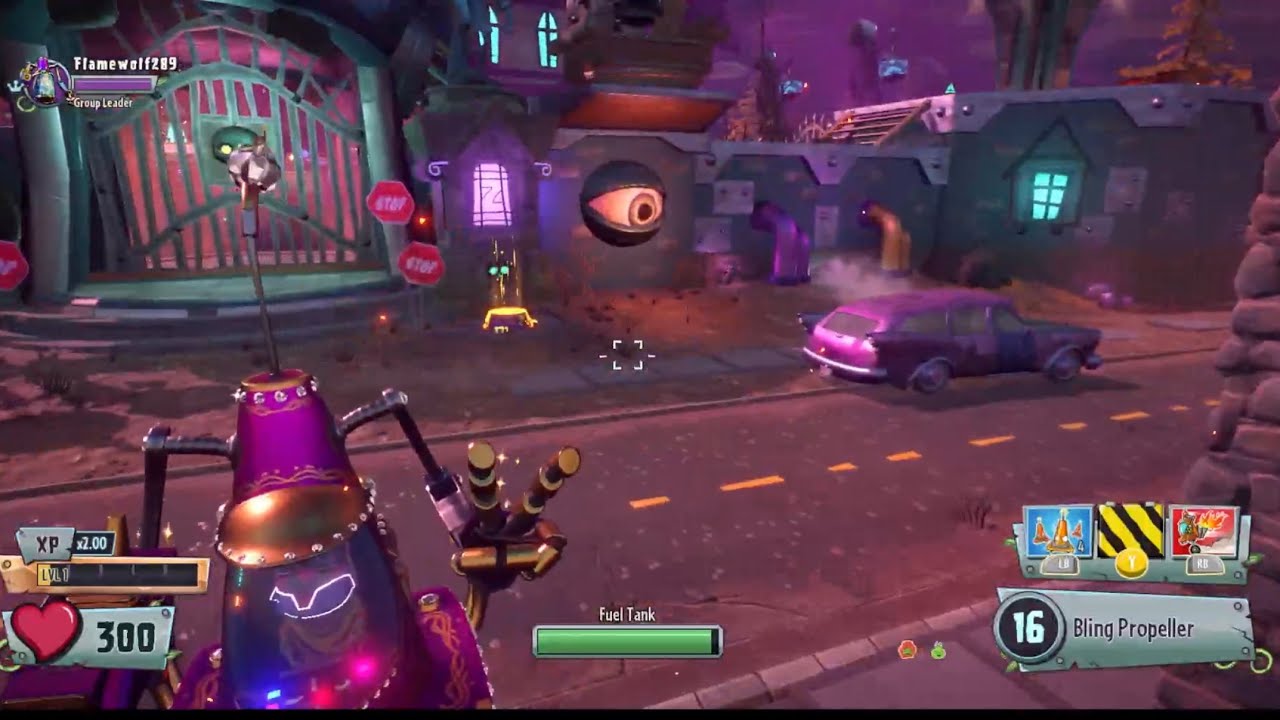 Plants vs Zombies GW2 Using the Bling Pylon Meck - YouTube