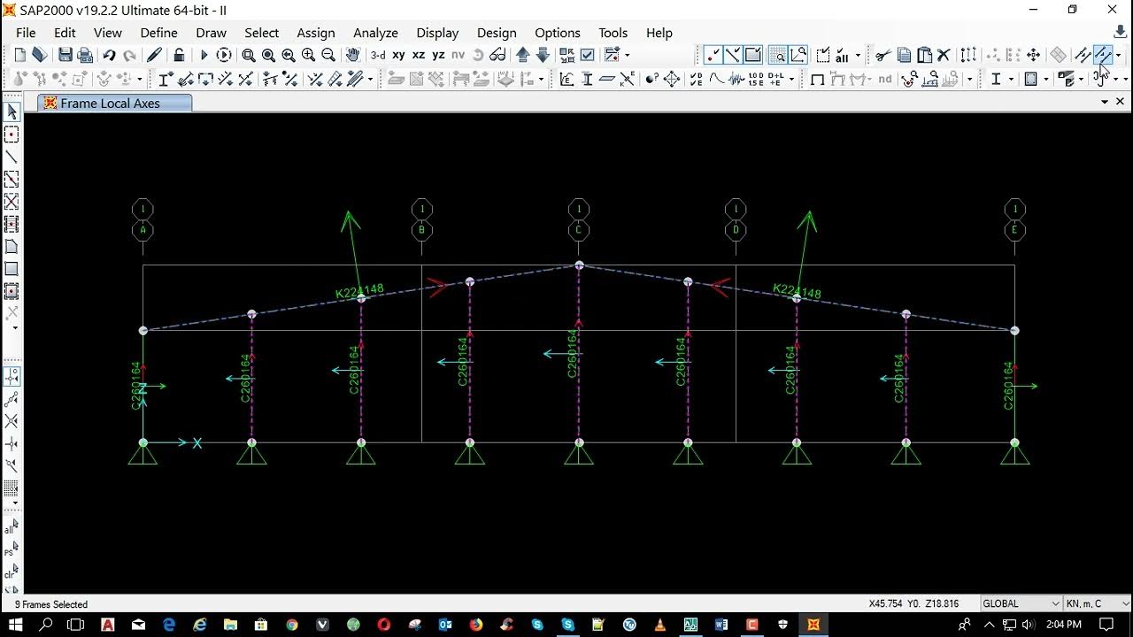 how to design sap2000 steel structural frame - YouTube