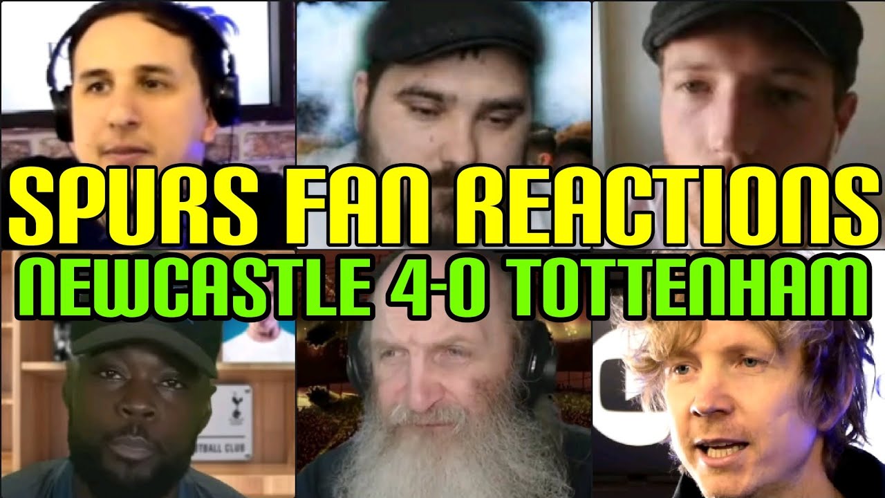 ANGRY 🤬 SPURS FANS REACTION TO NEWCASTLE 4-0 TOTTENHAM | FANS CHANNEL ...