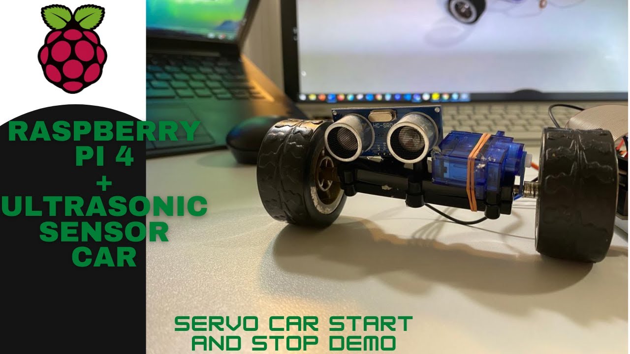 Raspberry pi 4 with ultrasonic sensor - YouTube