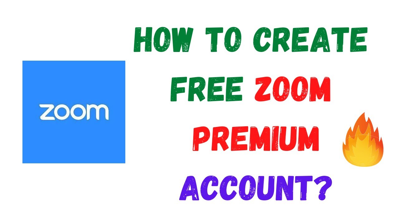 How To Create Free Zoom Premium Account?🔥 - YouTube