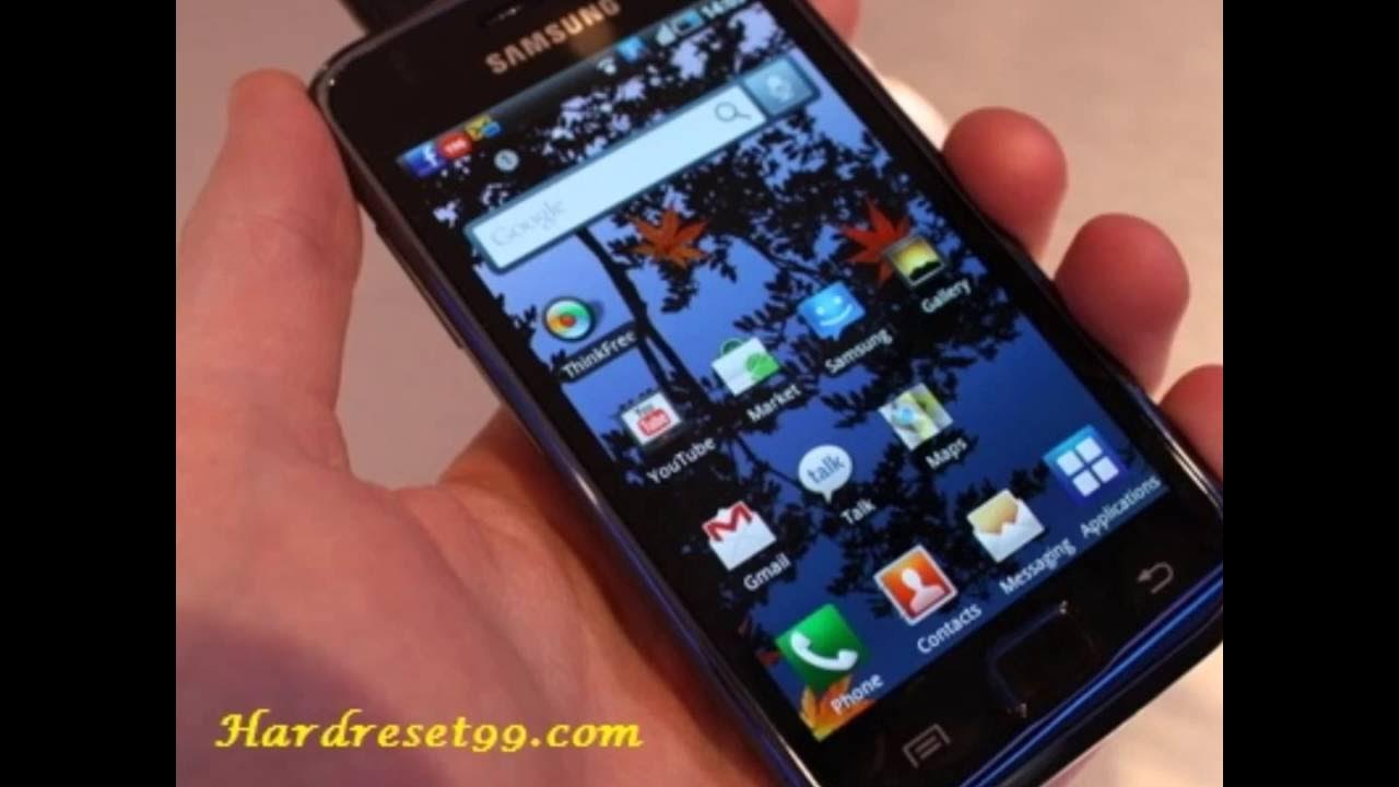 Samsung SHW M110S Galaxy S Hard reset, Factory Reset & Password Recovery - YouTube